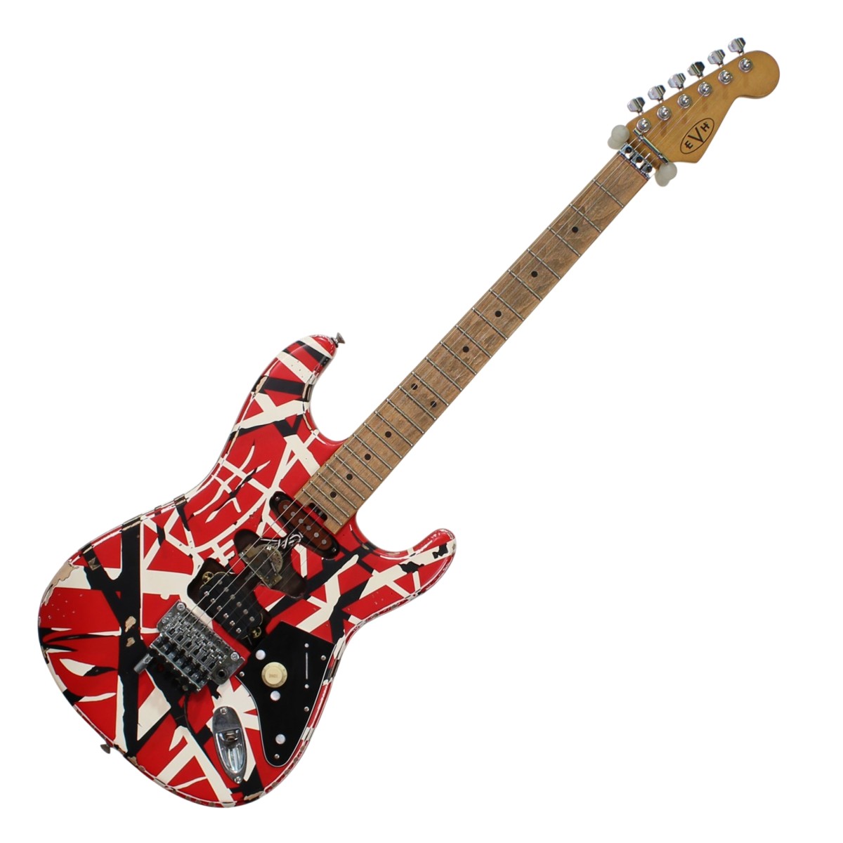 EVH Striped Frankie, Red/White/Black - Ex Demo at Gear4music