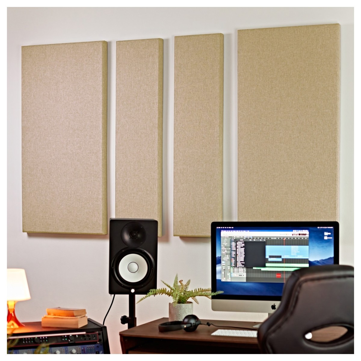 Imperative Acoustics StudioPANEL Acoustic Panel 1200 x 600 x 25mm Beige ...