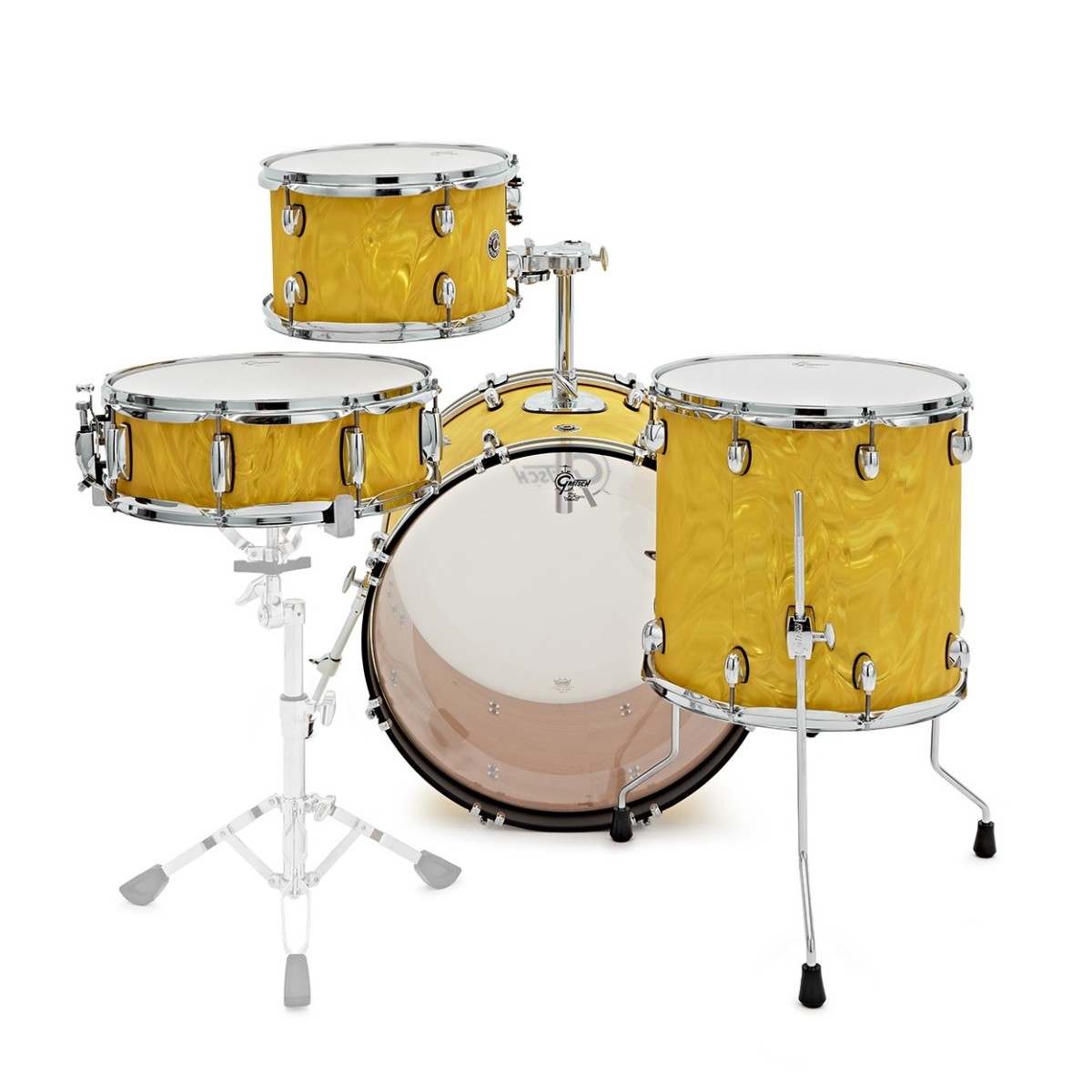 Gretsch Catalina Club 20'' Shell Pack, Yellow Satin Flame at Gear4music