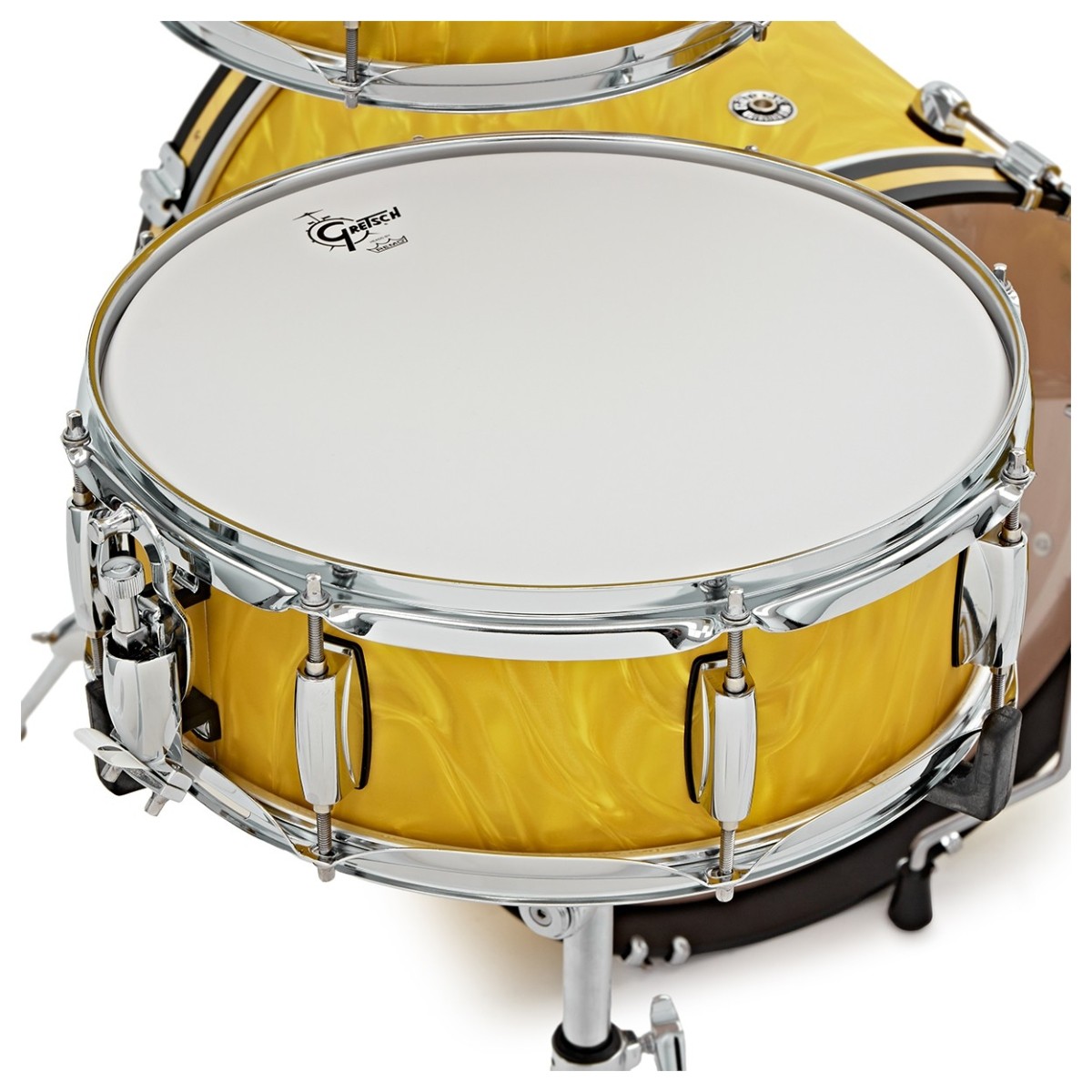 Gretsch Catalina Club 20'' Shell Pack, Yellow Satin Flame at Gear4music