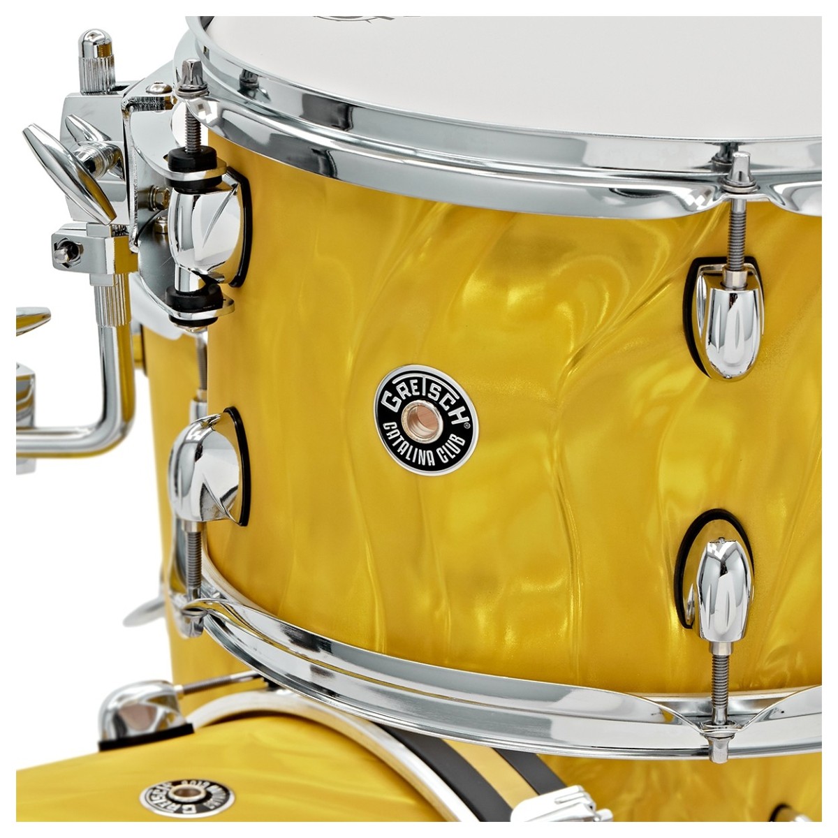 Gretsch Catalina Club 20'' Shell Pack, Yellow Satin Flame at Gear4music