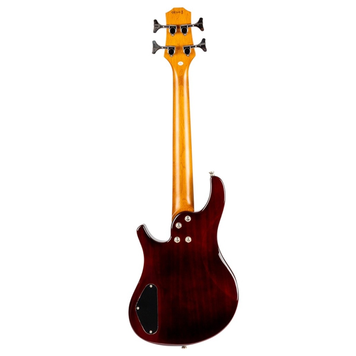 Flight Mini Bass Electric Bass, Transparent Blue - Nearly New at Gear4music