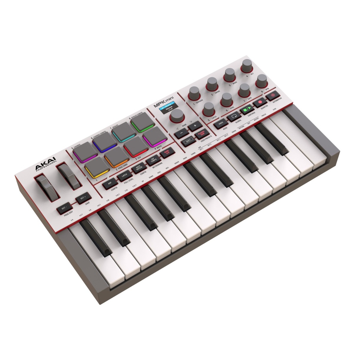 Akai Professional MPK Mini MK4 Compact MIDI Keyboard & Pad Controller ...