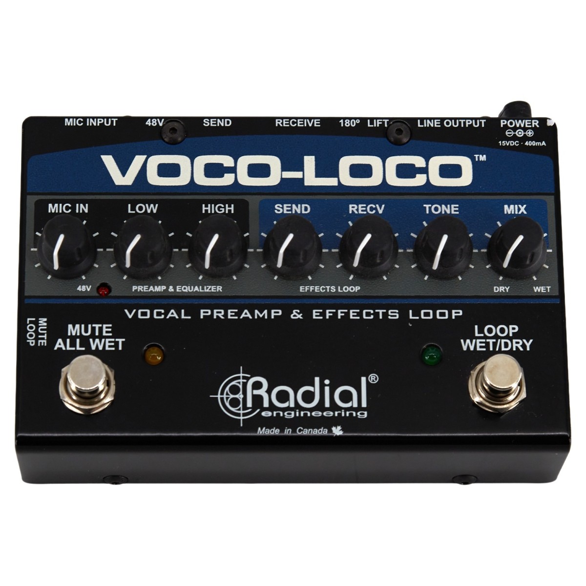 Radial Voco-Loco Effects Switcher for Vocals and Instruments ...