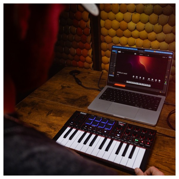 Akai Professional MPK Mini MK4 Compact MIDI Keyboard & Pad Controller ...