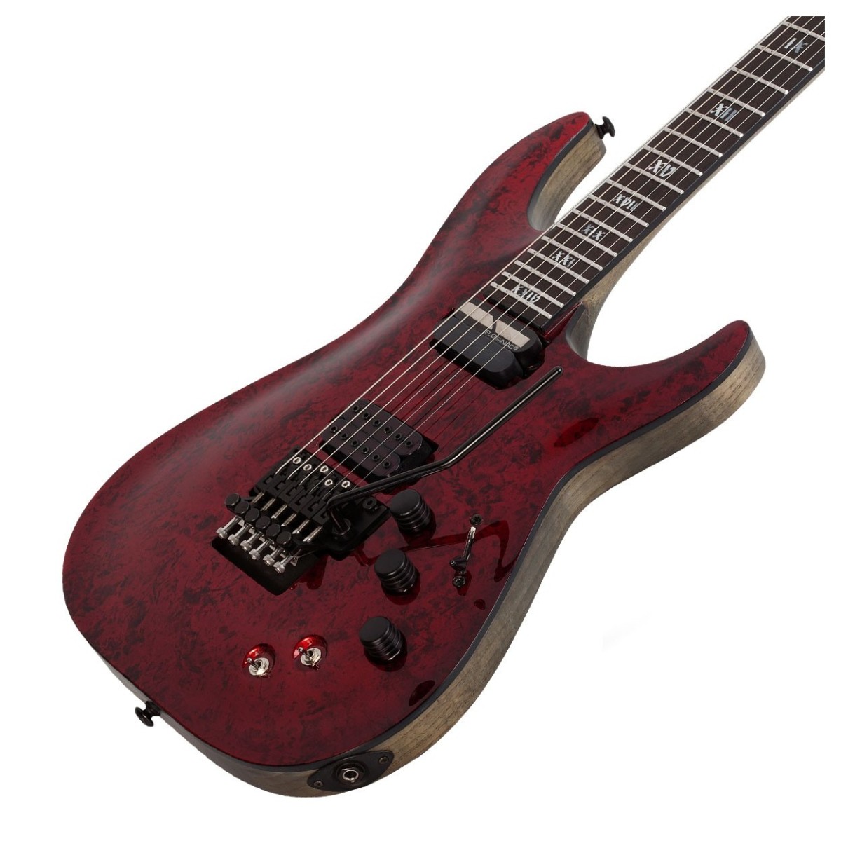 Schecter C-1 FR-S Apocalypse, Red Reign - Ex Demo at Gear4music