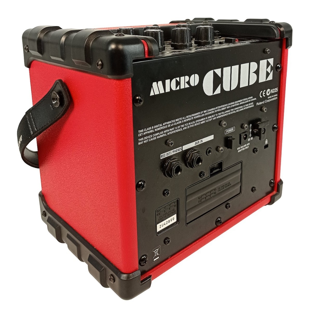 Roland Micro Cube Guitar Amp, Red - Secondhand at Gear4music