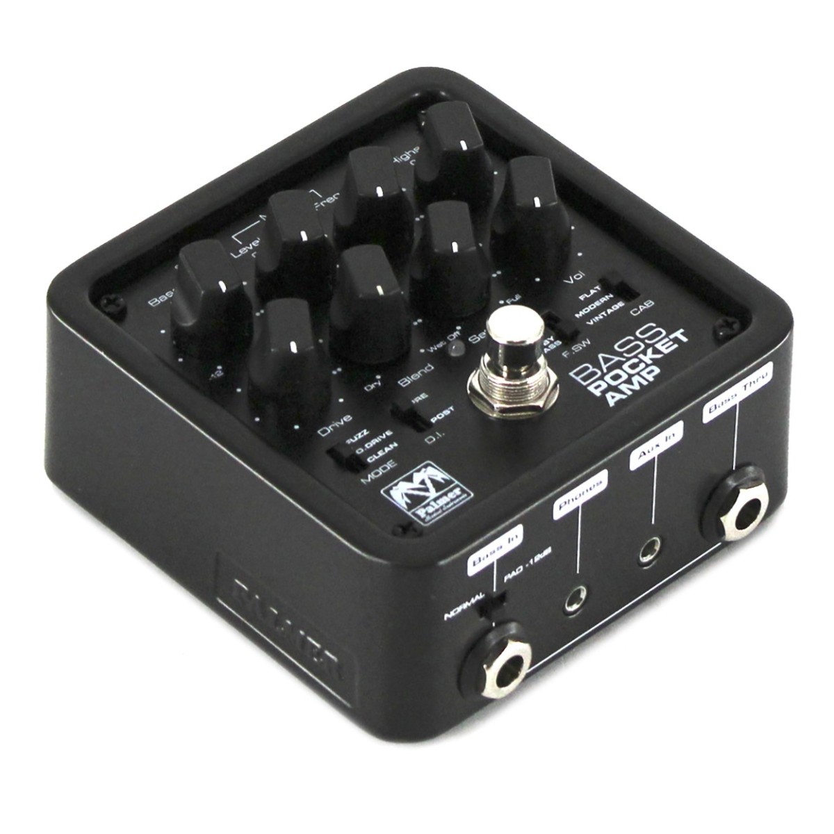 Palmer MI Pocket Amp Bass, Portable Preamp for Bass Guitars ...