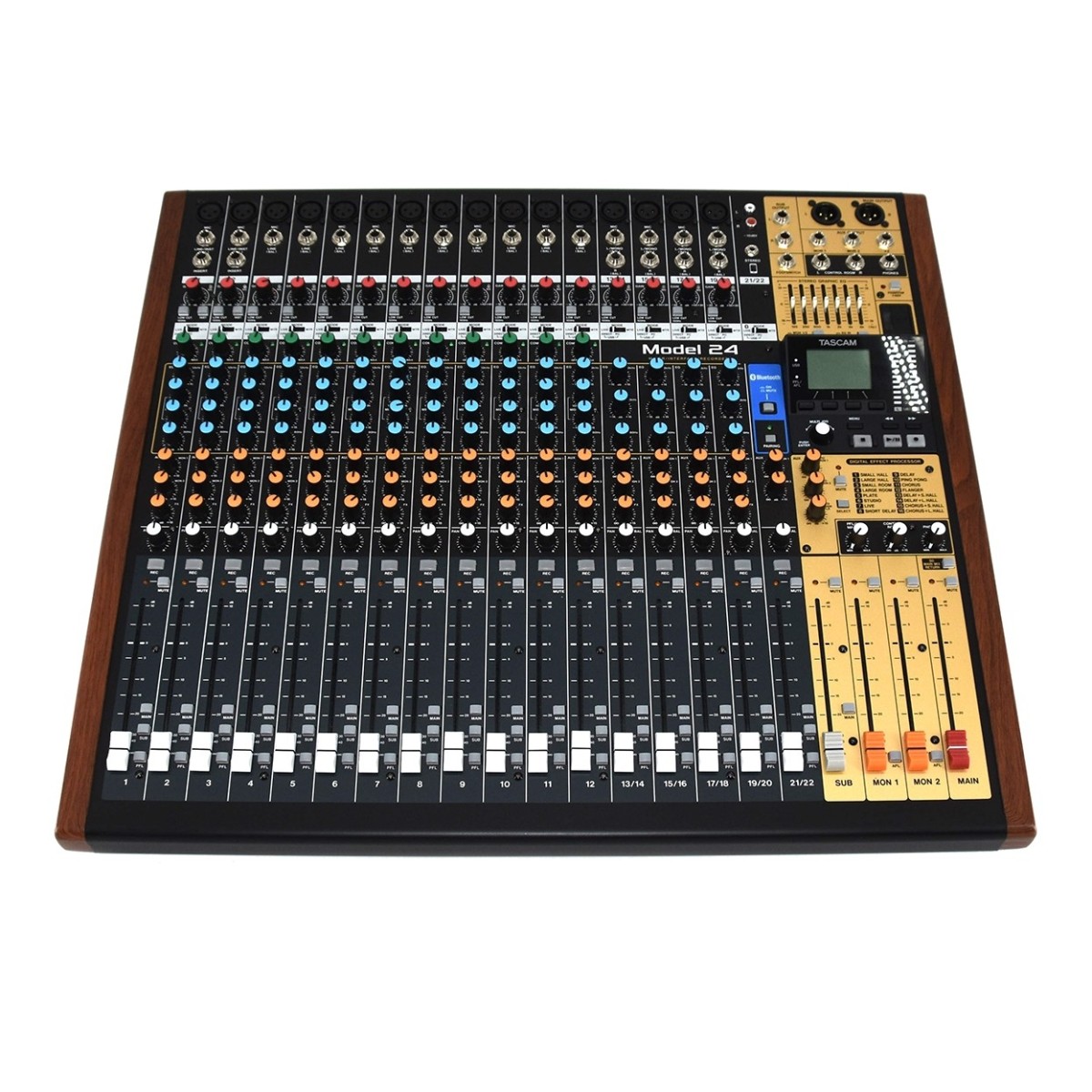 Tascam Model 24 Analoog Mengpaneel met Digitale Recorder | Gear4music