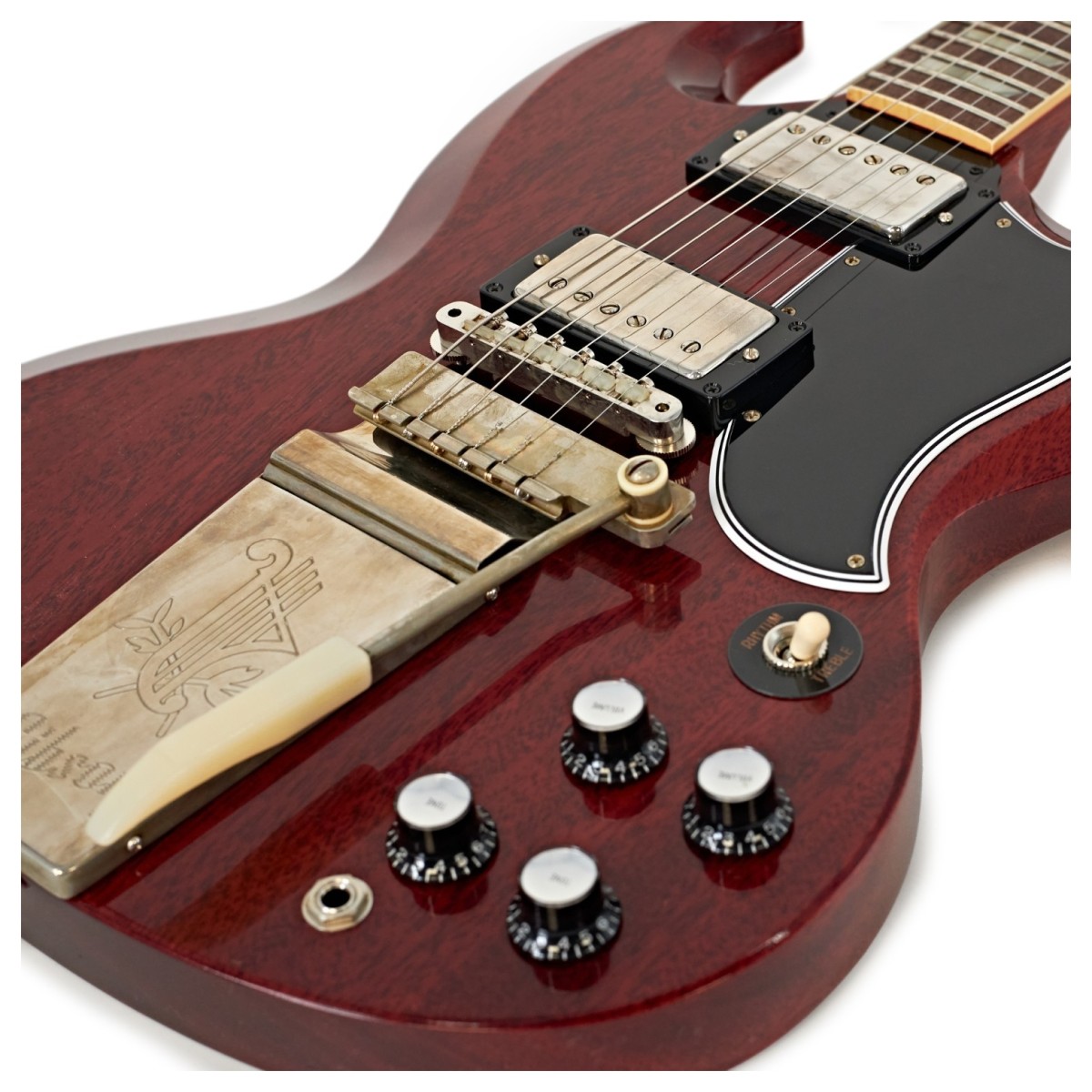 Gibson Custom 1964 SG Standard Reissue Maestro Vibrola VOS, Cherry Red ...
