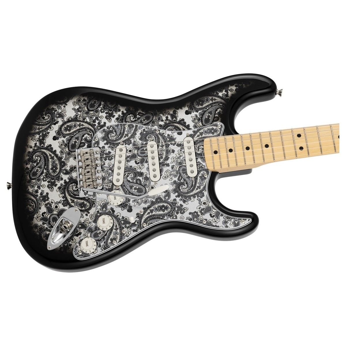 Fender Made in Japan Limited Stratocaster MN, Black Paisley at Gear4music