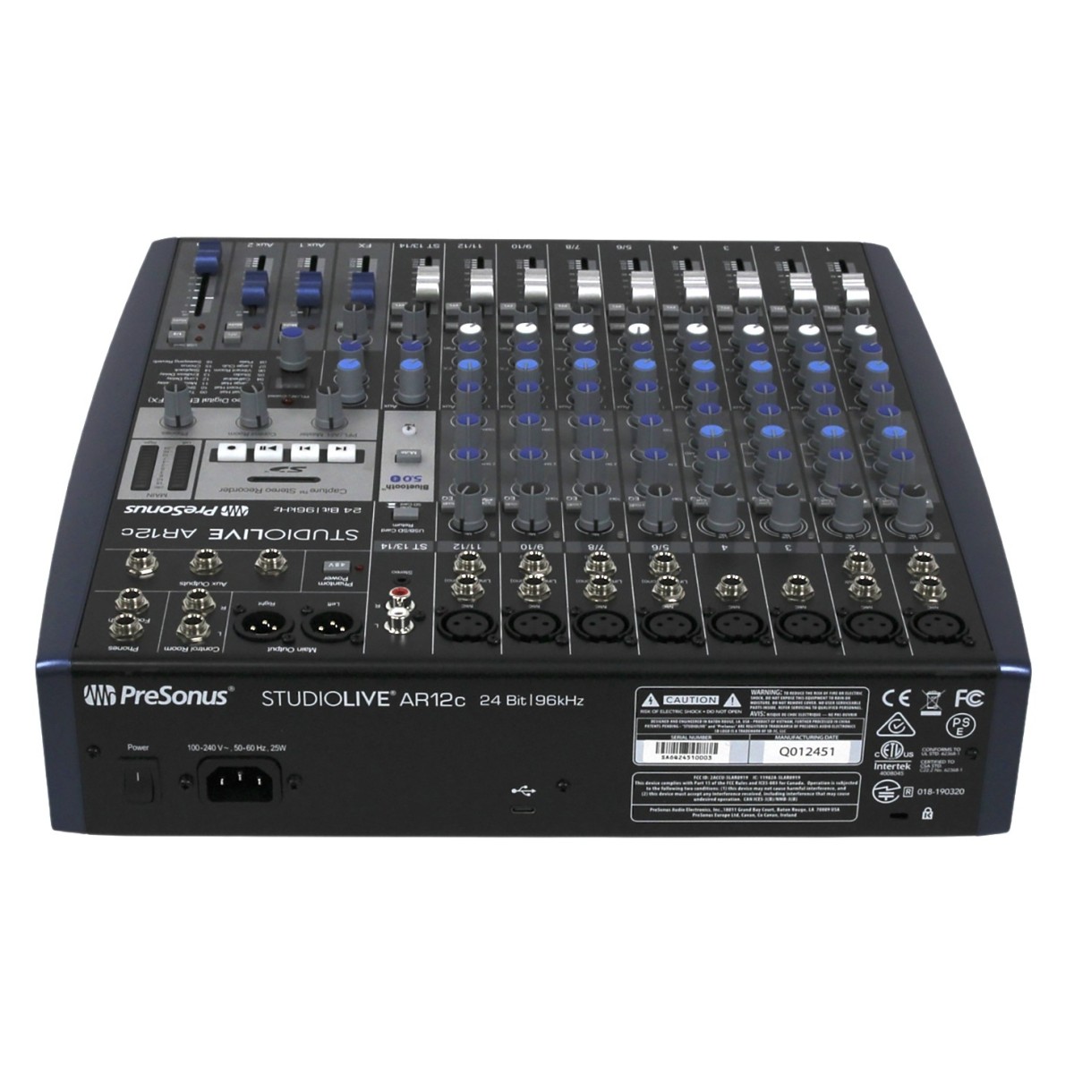 PreSonus StudioLive AR12c USB-C Mixer - Secondhand at Gear4music