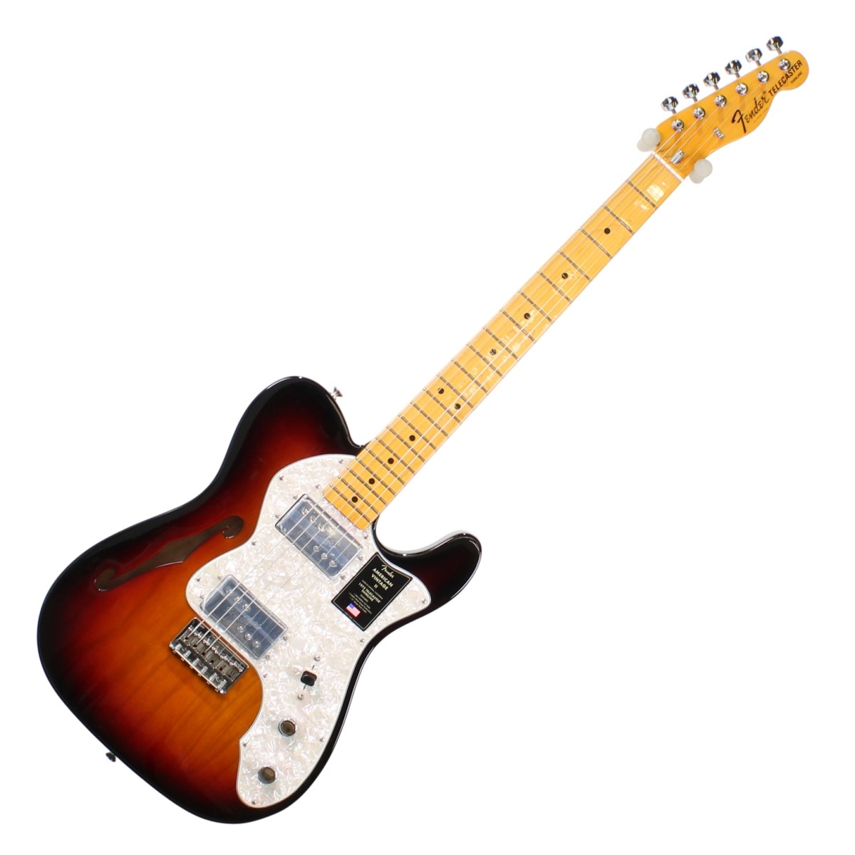 Fender American Vintage II 1972 Telecaster Thinline, 3-Color Sunburst ...