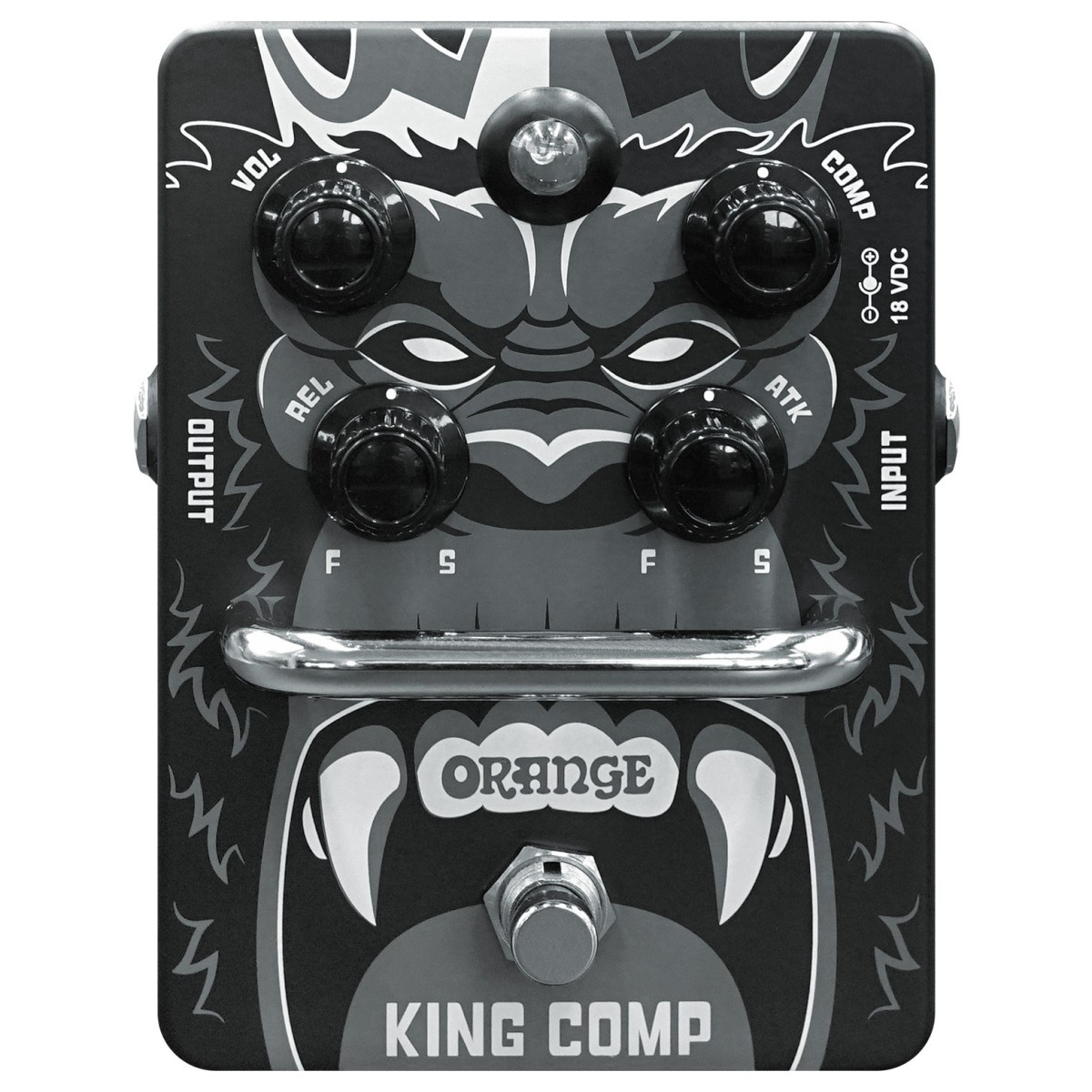 Orange King Comp VCA Compressor Pedal | Gear4music