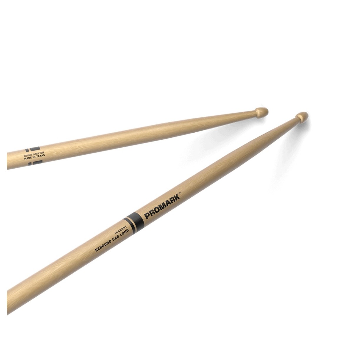 Promark Rebound 5AB Long Hickory Drumstick, Acorn Wood Tip | Gear4music