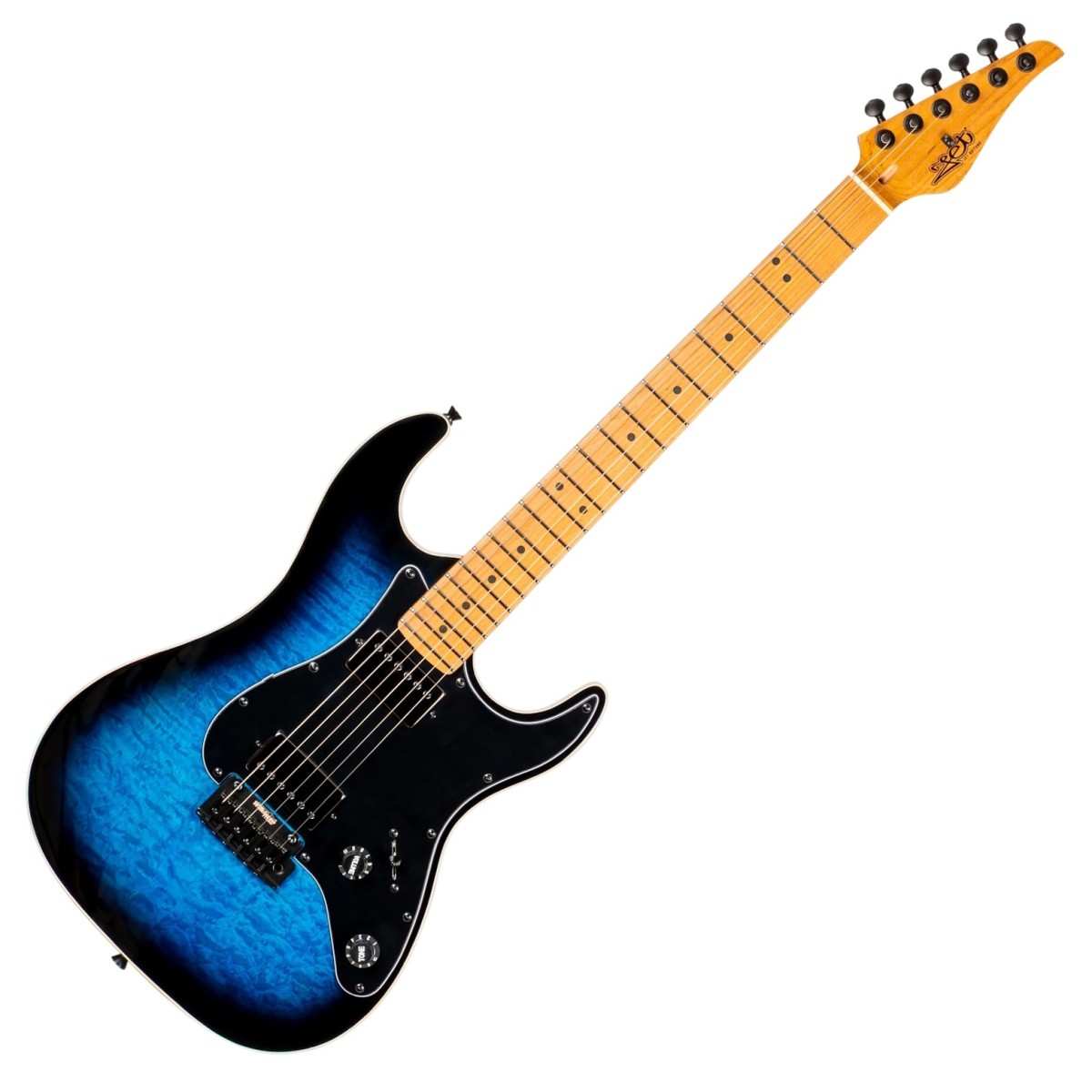 JET JS-450 Roasted Maple, Blue Burst at Gear4music