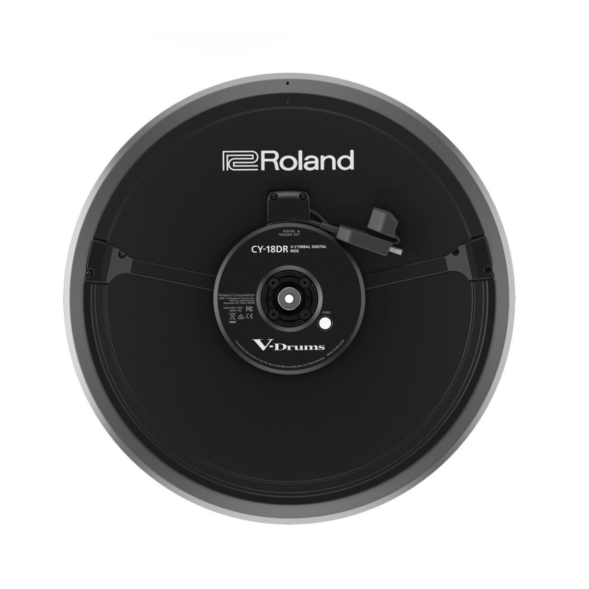 Roland CY-18DR V-Becken Digital Ride mit Ständer | Gear4music