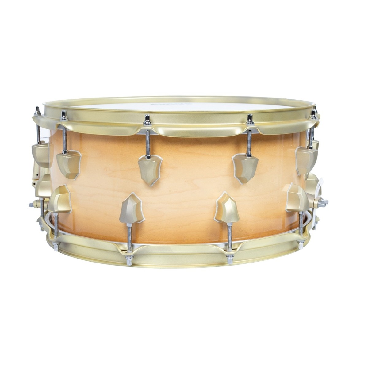 SJC Drums 14 x 6" Custom Snare, Amber Gloss | Gear4music