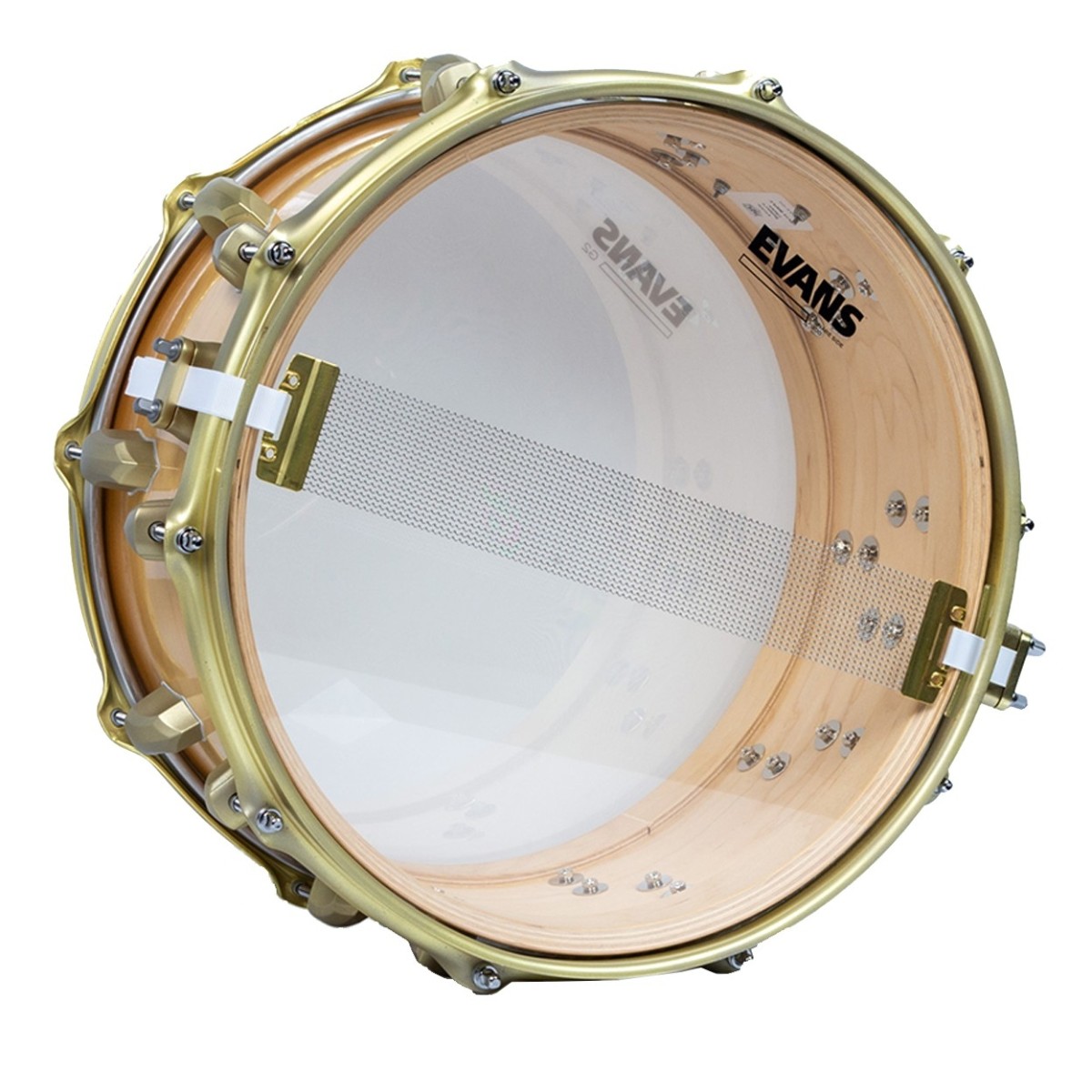 SJC Drums 14 x 6" Custom Snare, Amber Gloss | Gear4music