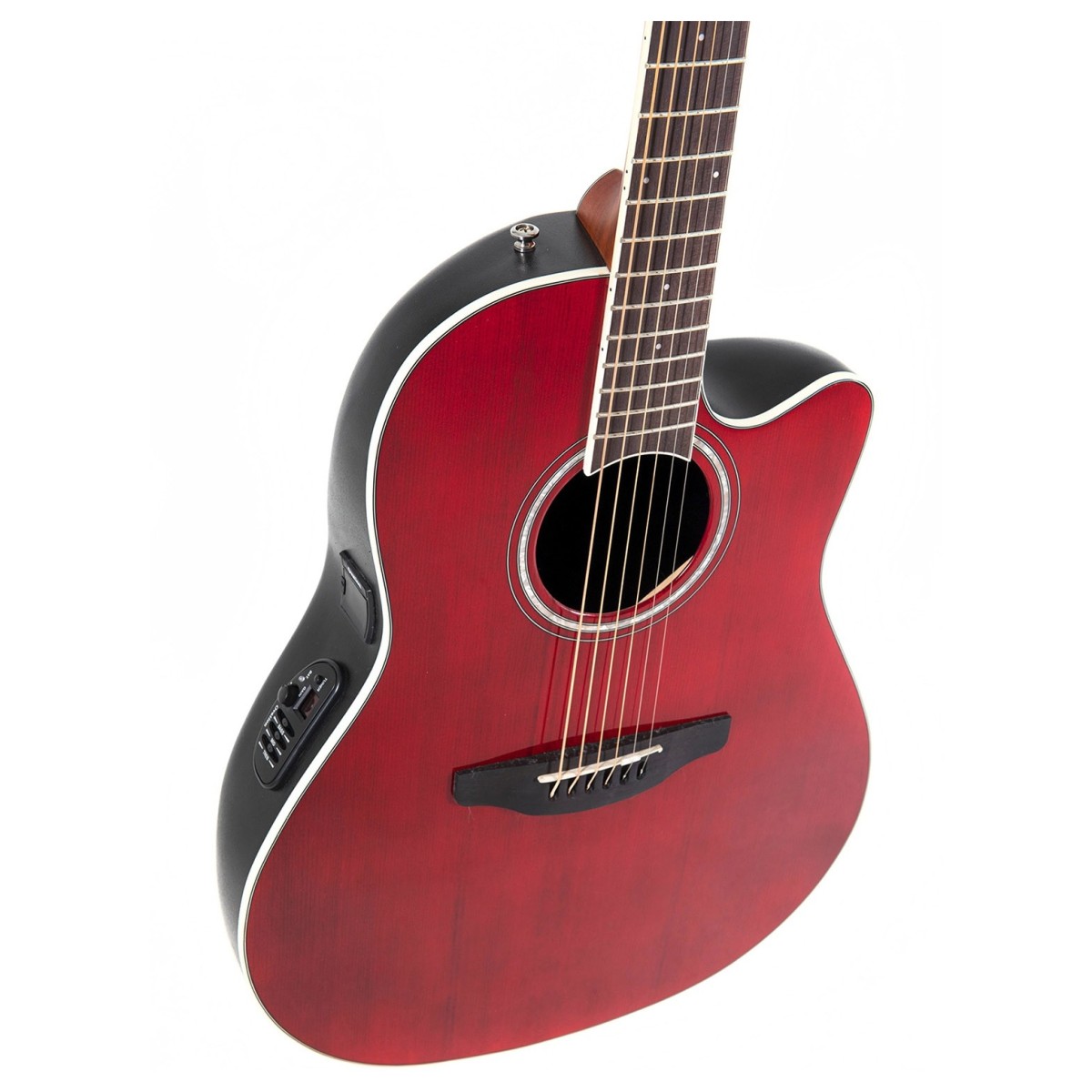Ovation CS24 Celebrity Standard, Ruby Red at Gear4music
