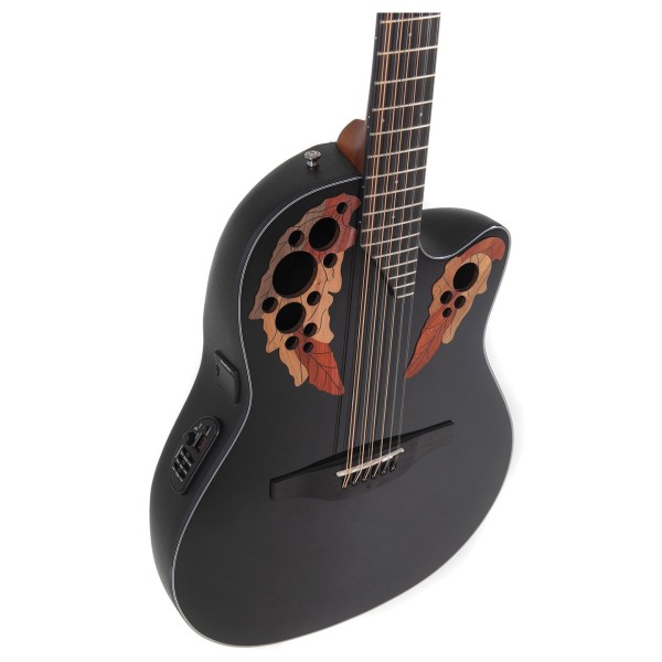 Ovation CE4412 Celebrity Elite 12-String, Black at Gear4music