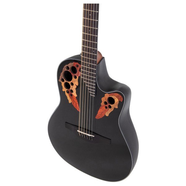 Ovation CE4412 Celebrity Elite 12-String, Black at Gear4music