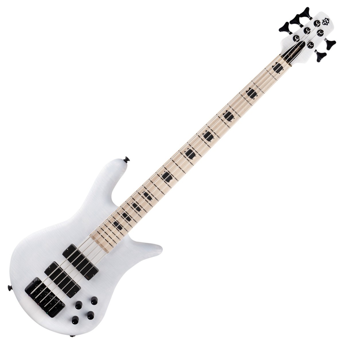 Spector Euro 5 LX Active 5 String Bass, White Stain Matte at Gear4music