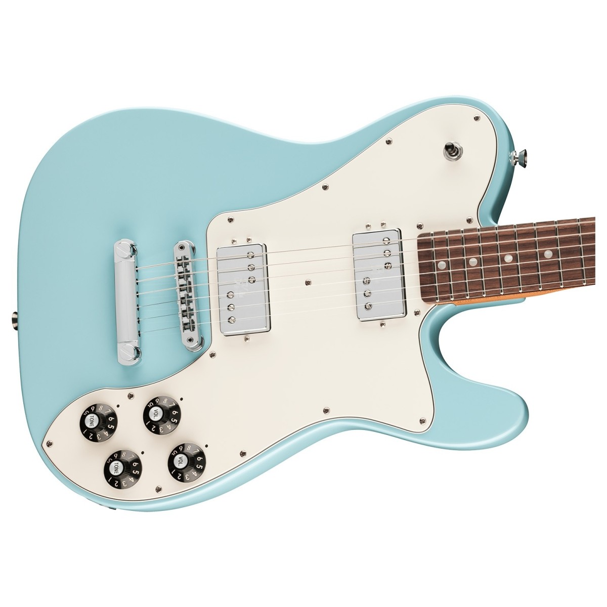 Fender Kingfish Delta Day Telecaster Deluxe RW, Daphne Blue at Gear4music