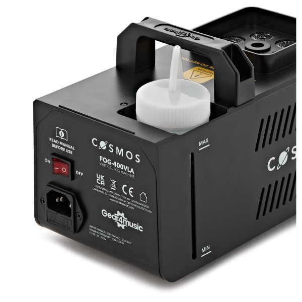 Cosmos Vertical Fog Machine with LEDs at Gear4music