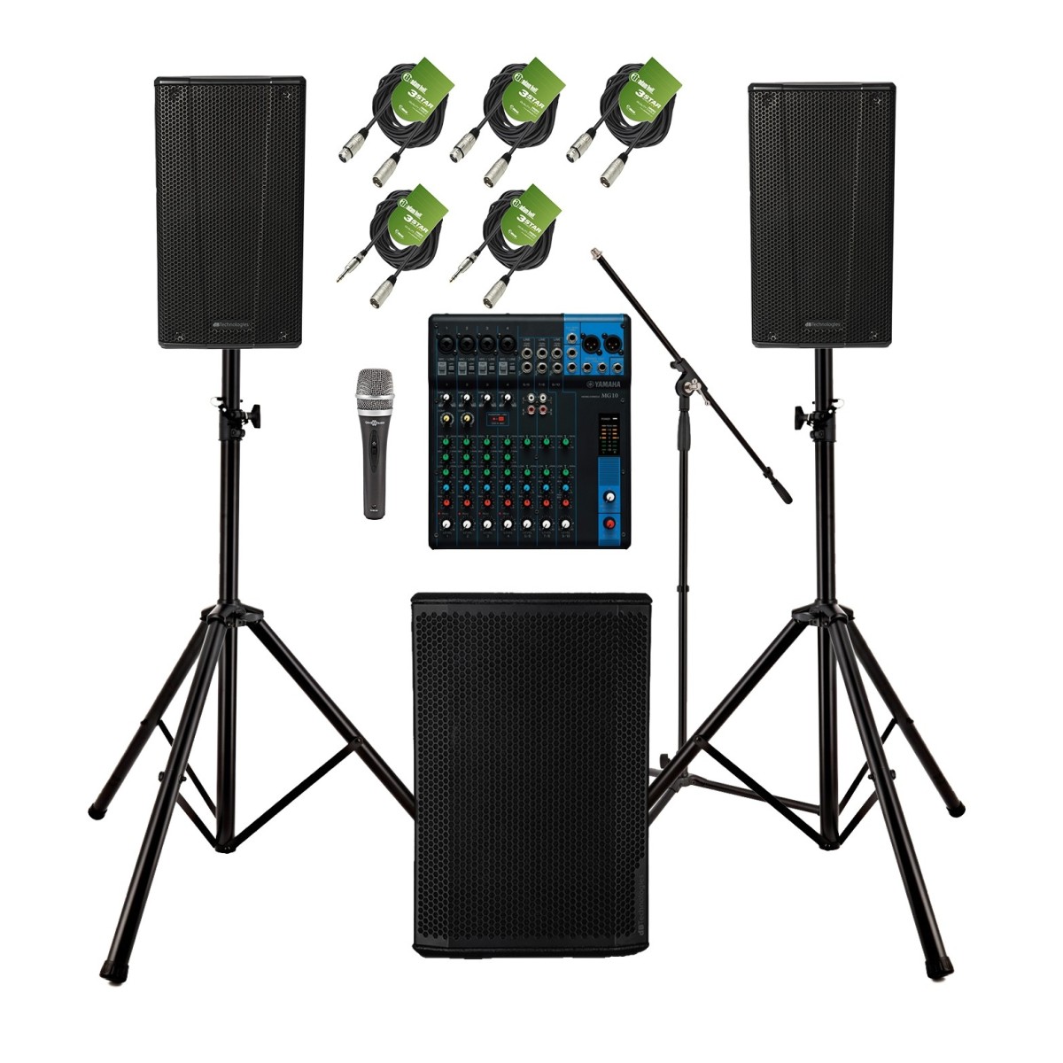 dB Technologies B-Hype 10 Complete PA System Bundle | Gear4music