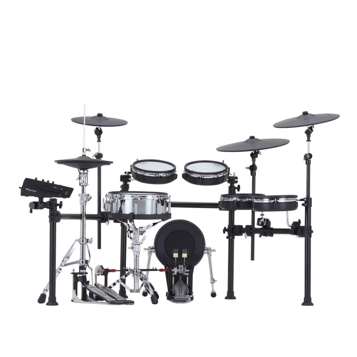 Roland TD713 V-Drums Electronic Drum Kit with DW Accessories at Gear4music
