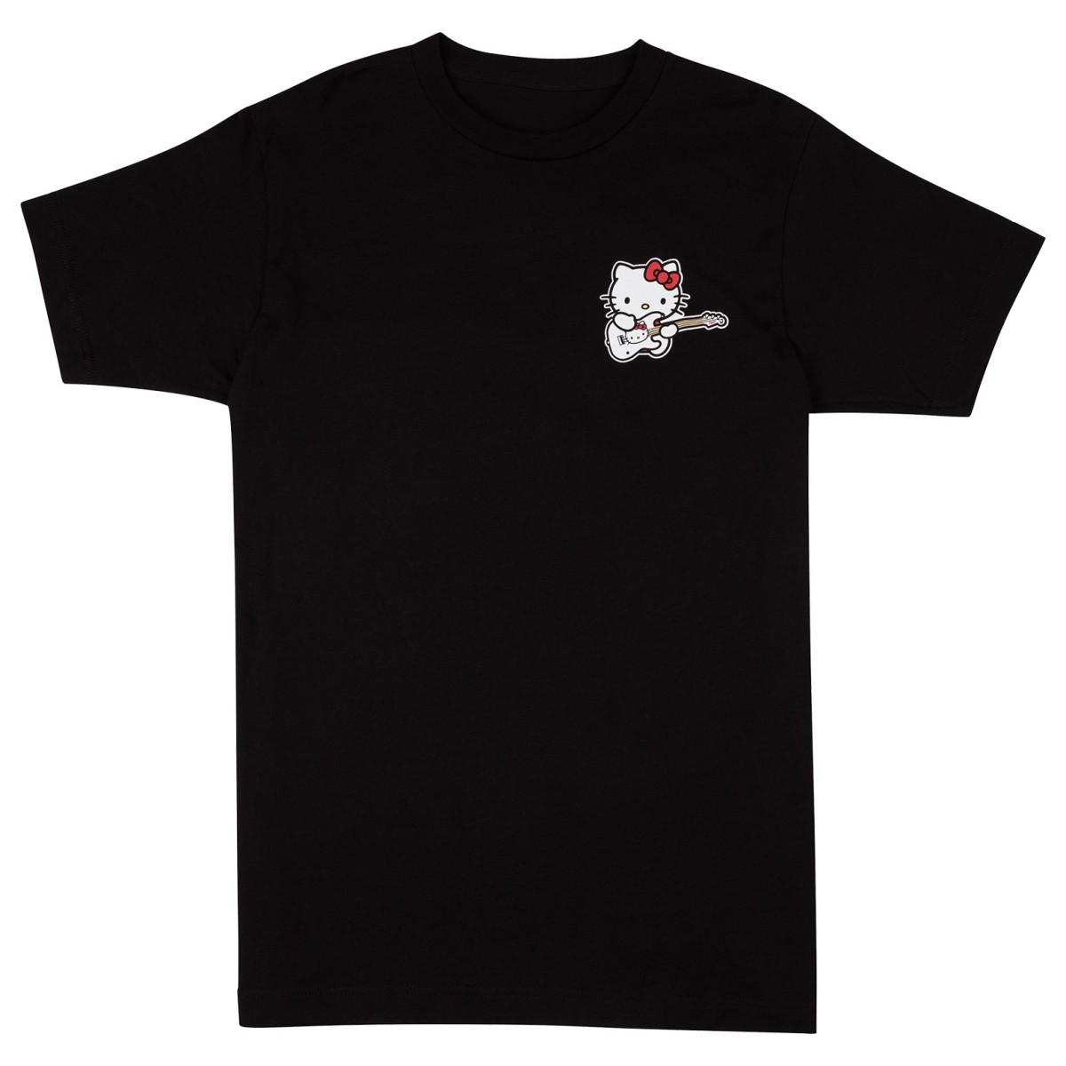 Fender x Hello Kitty Graphic Tee, Black, XL at Gear4music