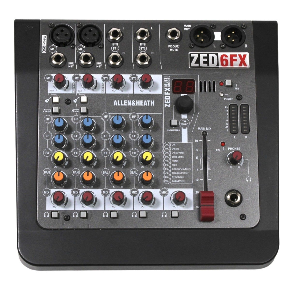 Allen and Heath ZED-6FX Compact Mixer - Secondhand at Gear4music