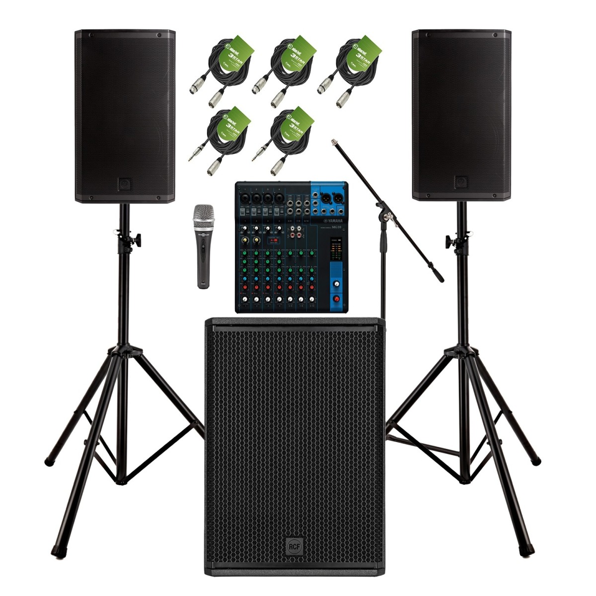 RCF ART 912-A Complete PA System Bundle at Gear4music