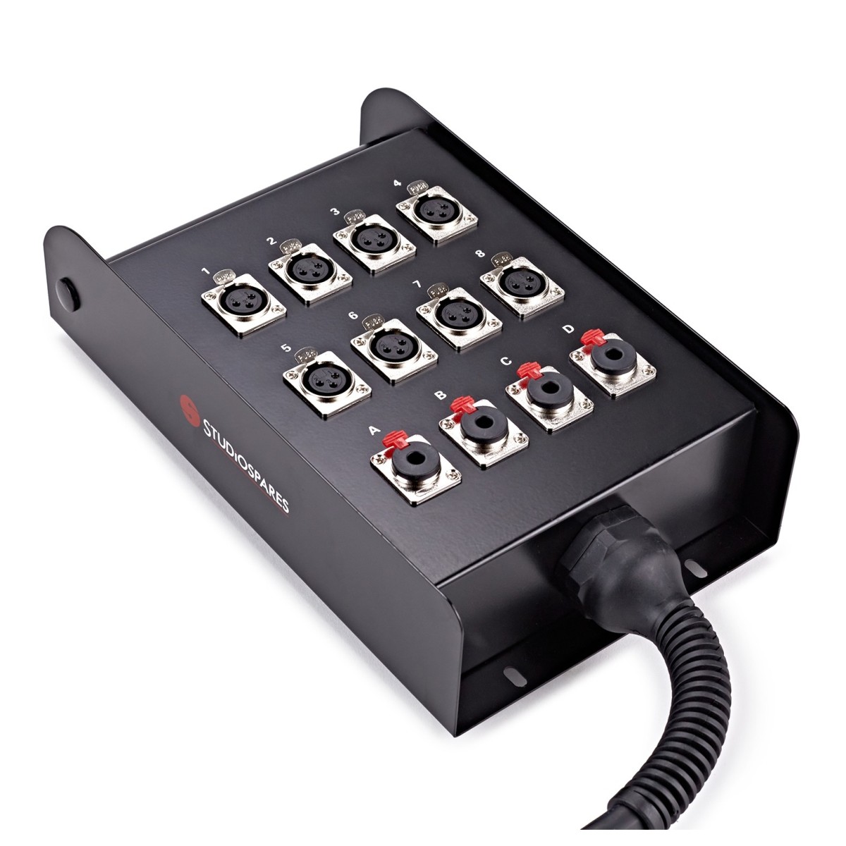 Studiospares 8 XLR/4 Jack Stage Box & Snake, 8m - Nearly New at Gear4music