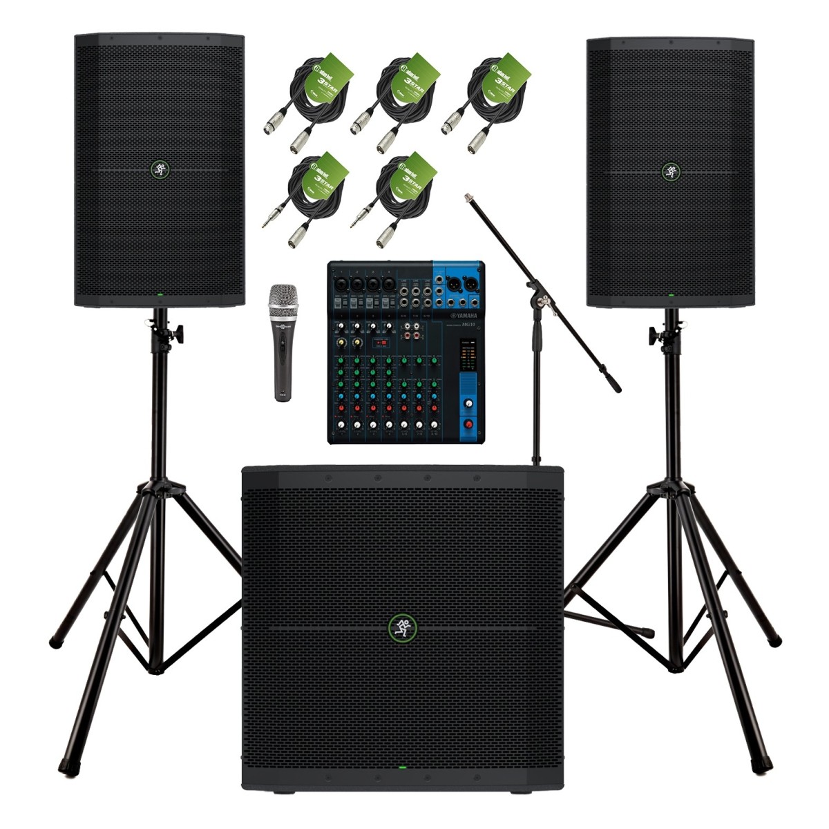 Mackie Thump215 Complete PA System Bundle at Gear4music