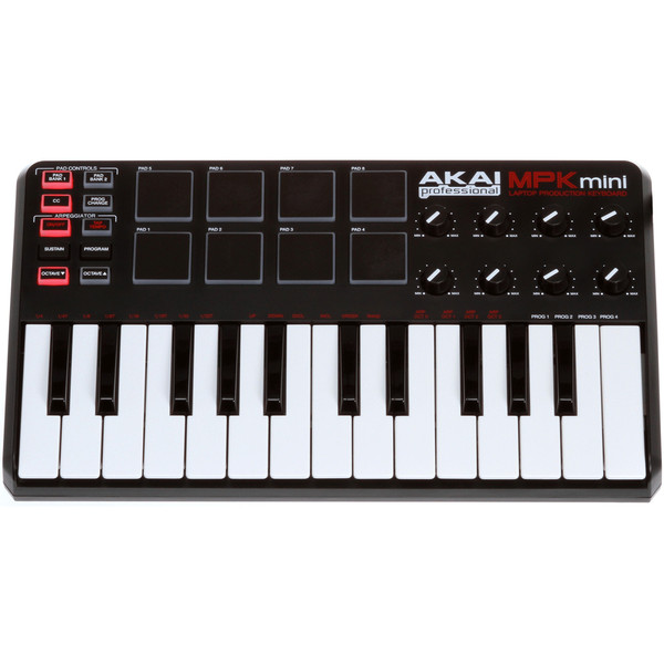 Akai Pro MPK Mini USB MIDI Keyboard With Drum Pads - Nearly New at ...