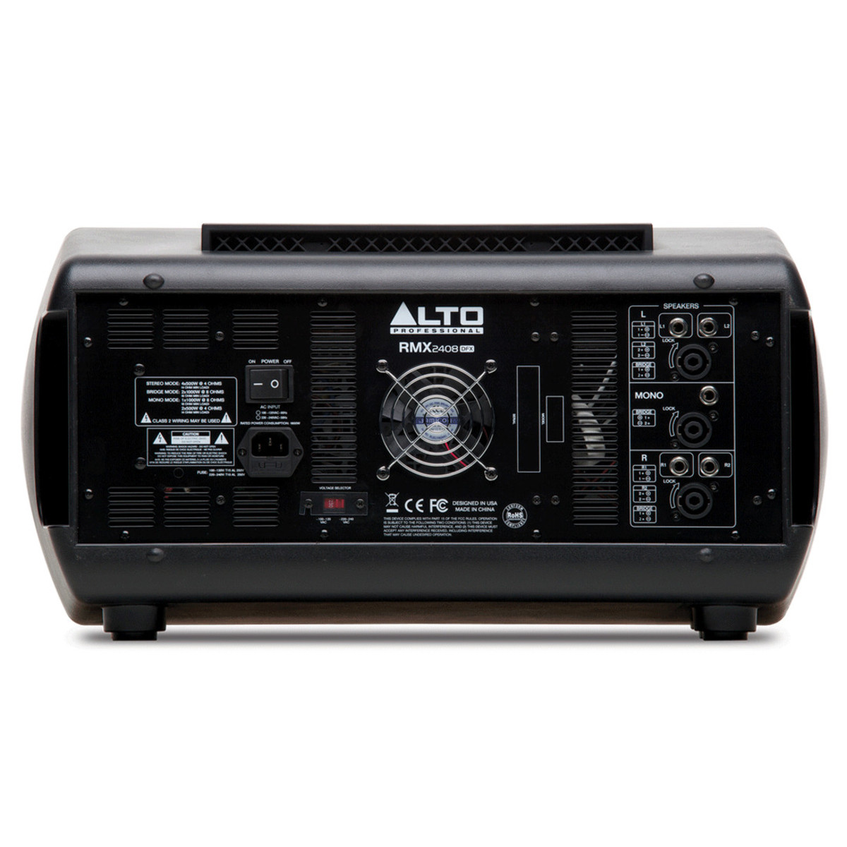 Alto RMX2408DFX 2000W Powered DSP Cabinet Mixer - Nearly New at Gear4music
