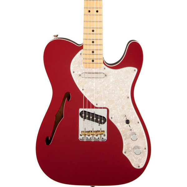 DISC Fender FSR Deluxe Telecaster Thinline, MN, Candy Apple Red rojo ...