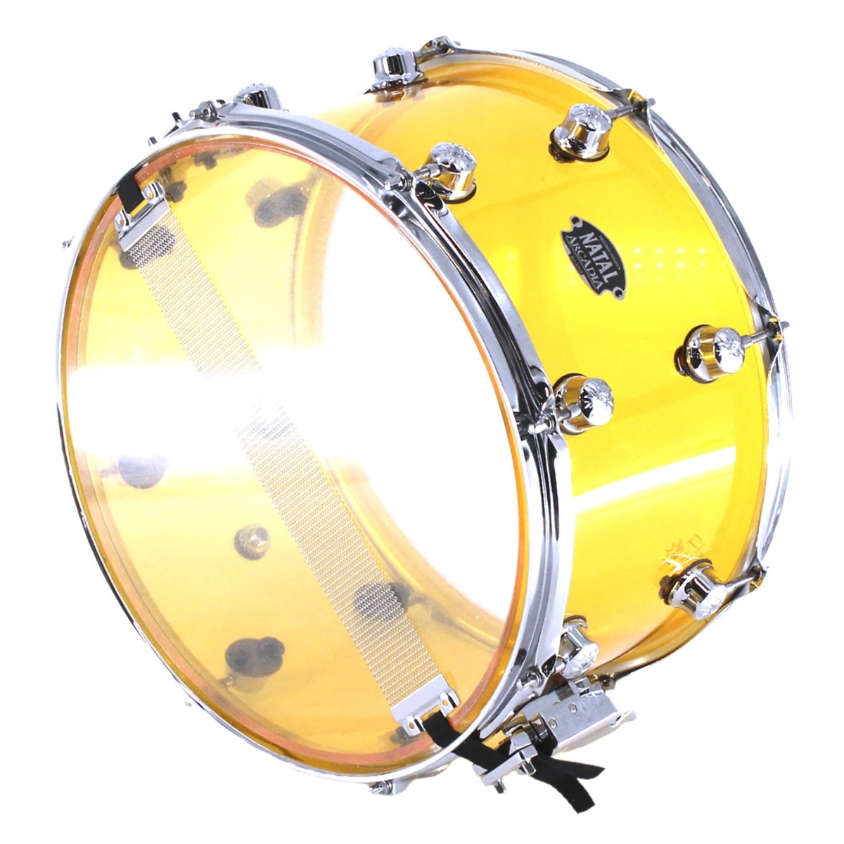Natal Arcadia 14 x 8 Acrylic Snare, Transparent Orange - Secondhand at ...