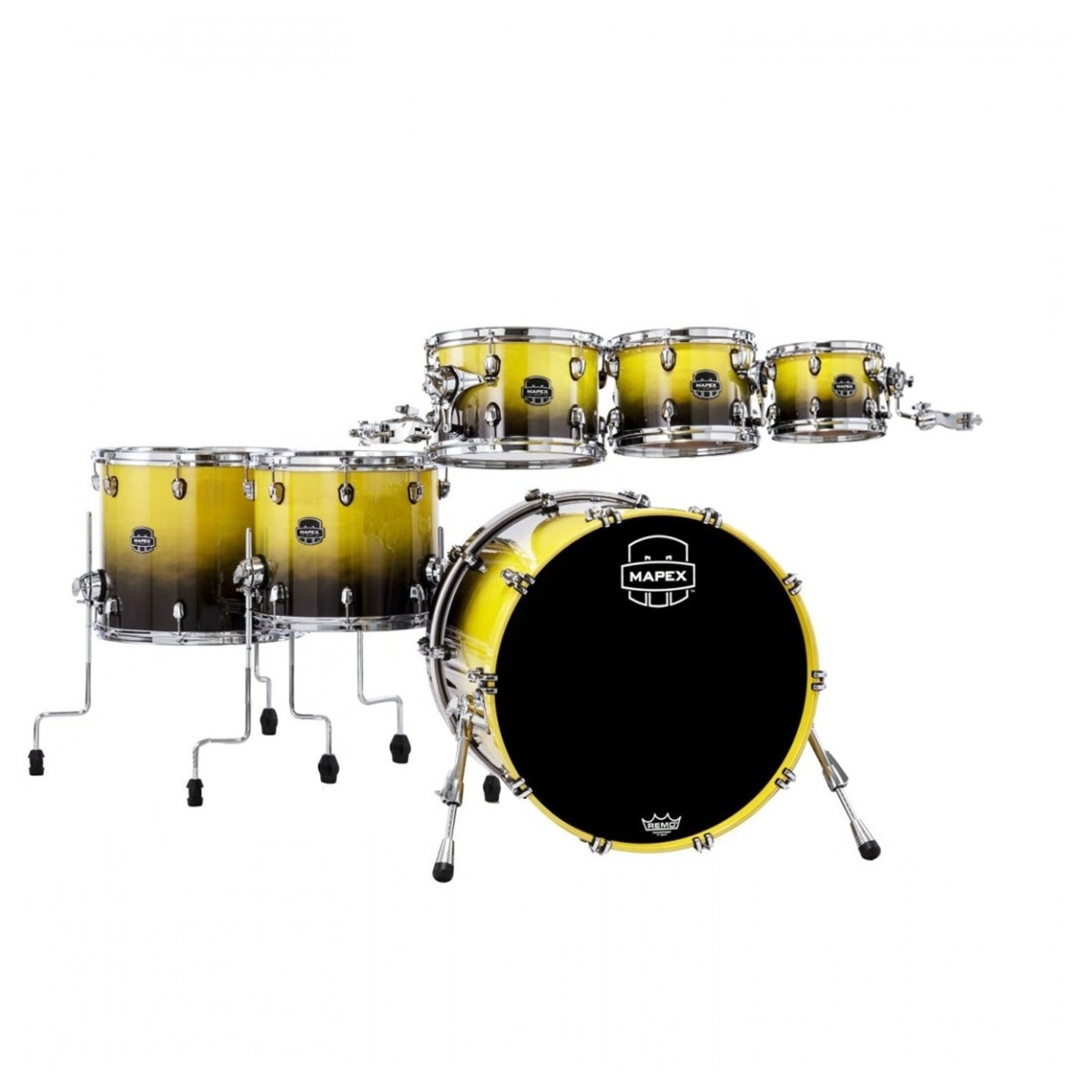 Mapex Saturn 22" 6pc Kesselsatz, Sulphur Fade | Gear4music