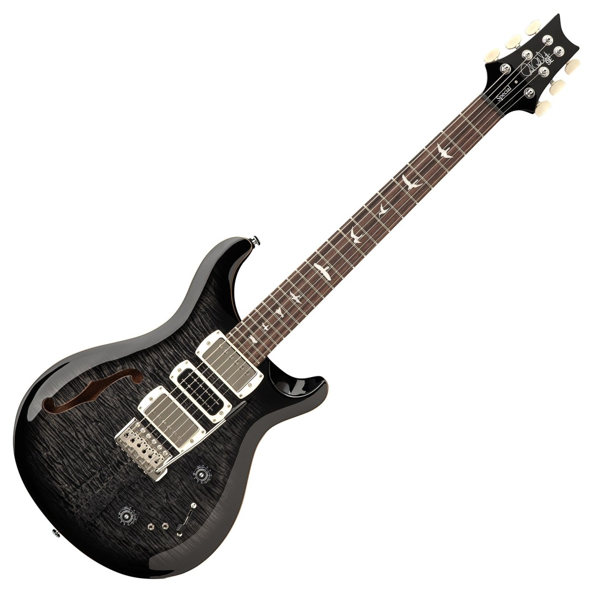 PRS SE Special Semi-Hollow, Charcoal Burst (2026) at Gear4music