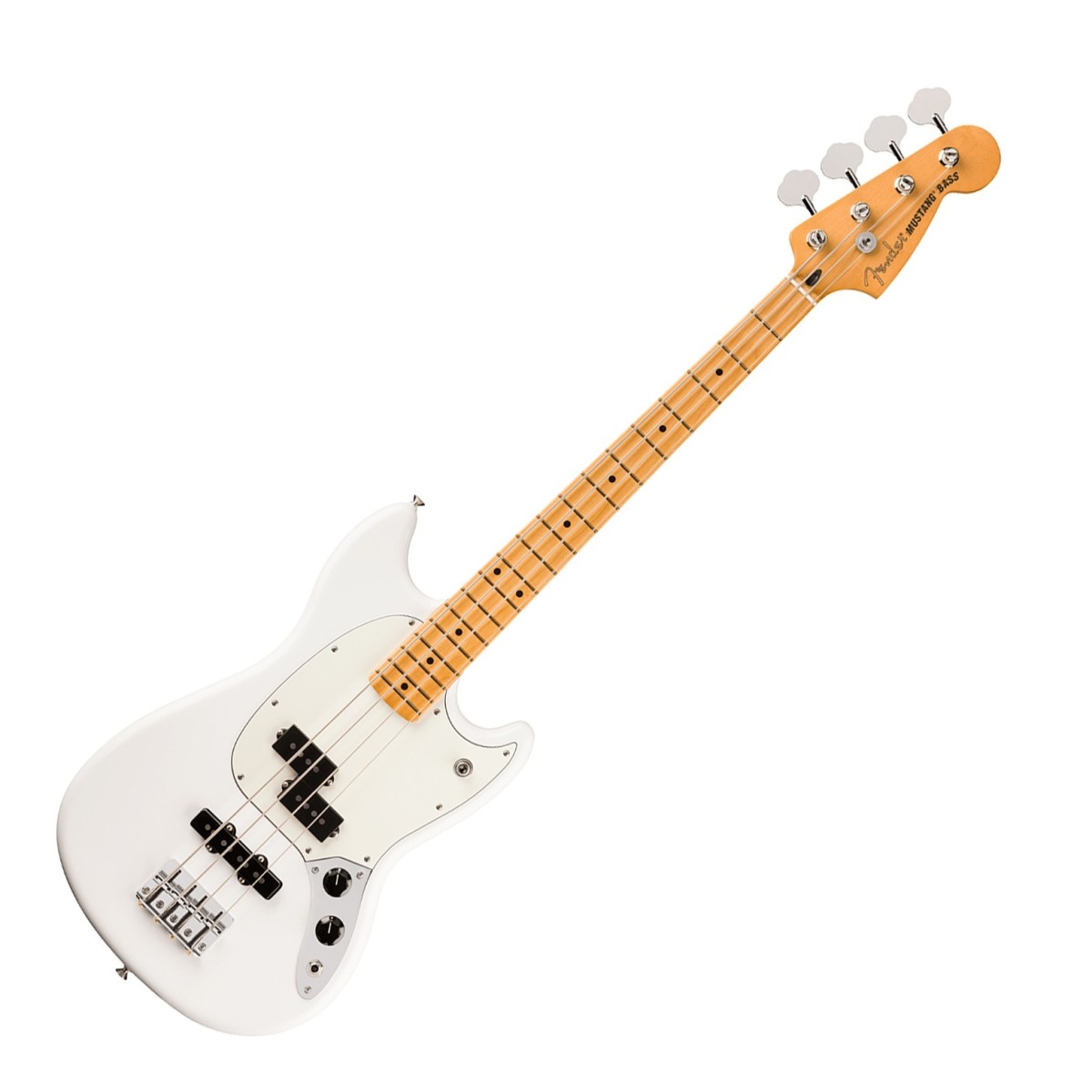 Fender Player II Mustang Bas PJ MN, Polar White | Gear4music