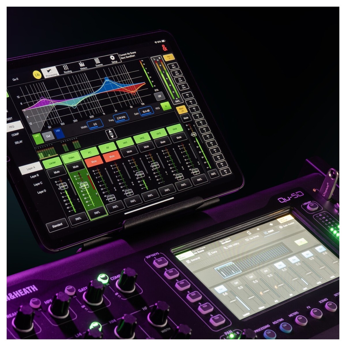 Alen & Heath Tablet Bracket for Qu Range | Gear4music