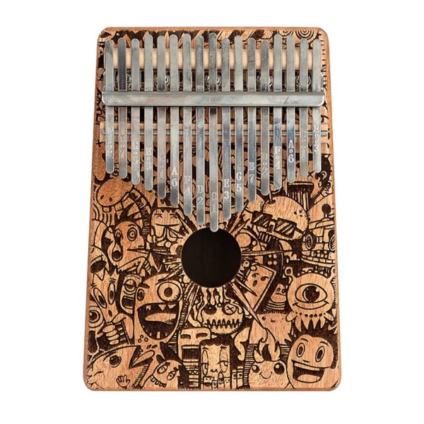 Sela Art Series Kalimba 17, Little Monster Laser at Gear4music