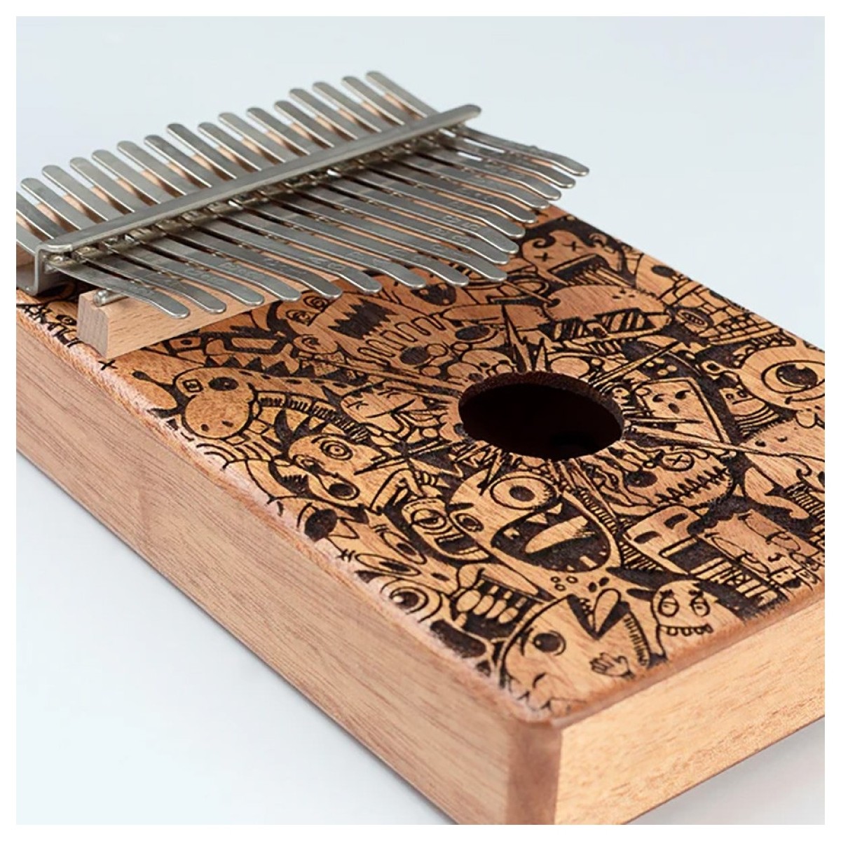 Sela Art Series Kalimba 17, Little Monster Laser at Gear4music