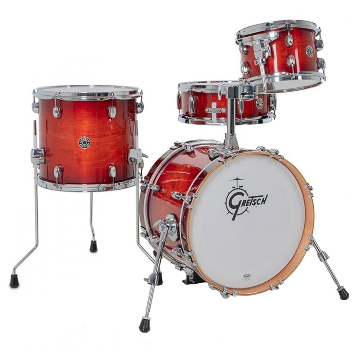 DISC Gretsch Catalina Club Micro Bop Shell Pack, Gloss Crimson Burst at ...