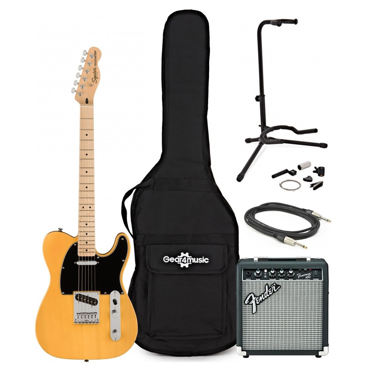 Squier Affinity Telecaster Electric Guitar Pack Builder at Gear4music