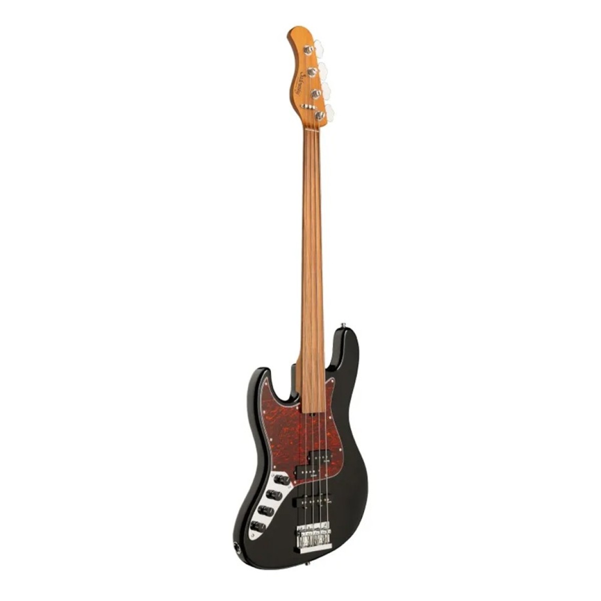 Sadowsky MetroExpress Hybrid P/J Fretless Left Handed Bass, Solid Black ...