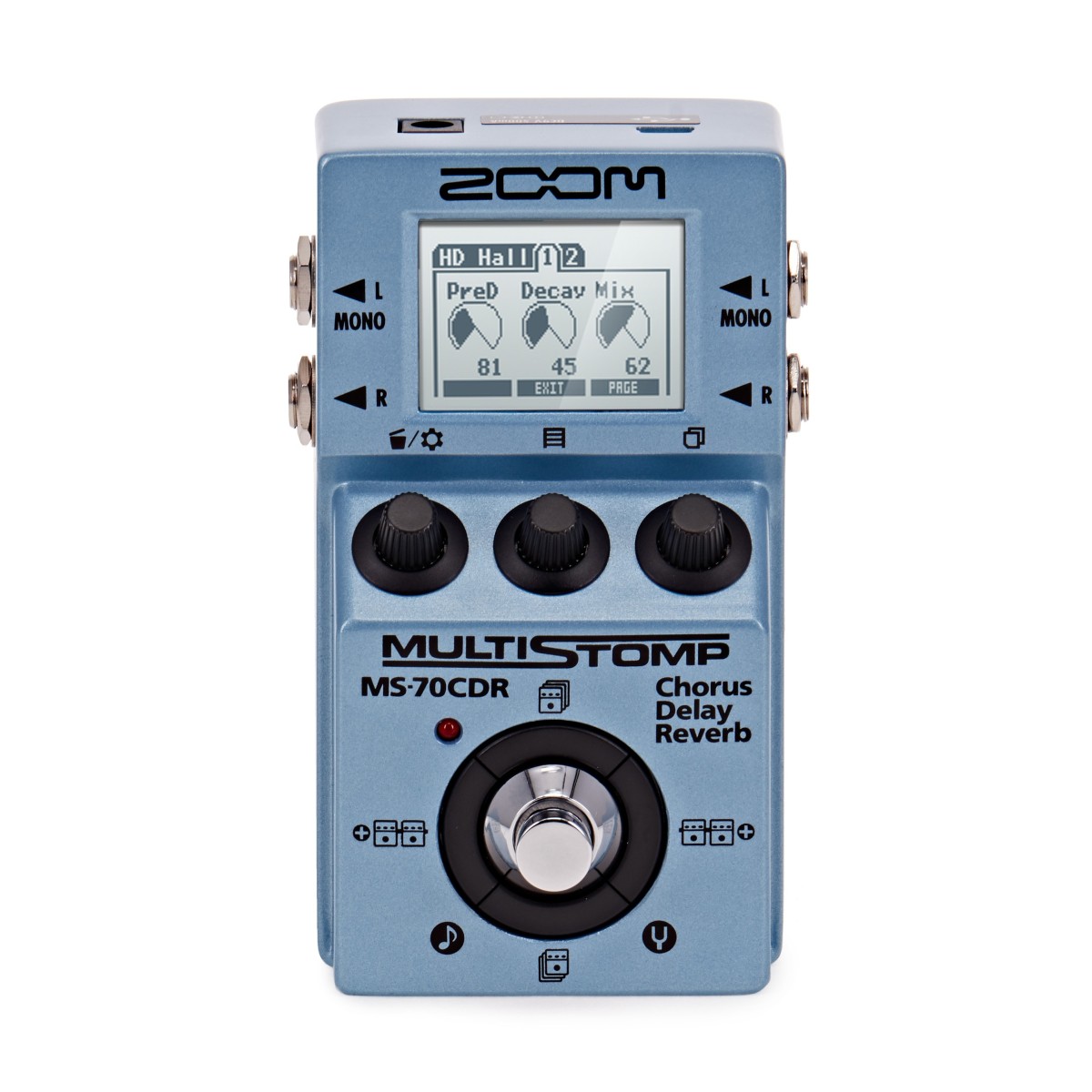 Zoom MultiStomp MS-70CDR Multi Effects Pedal at Gear4music